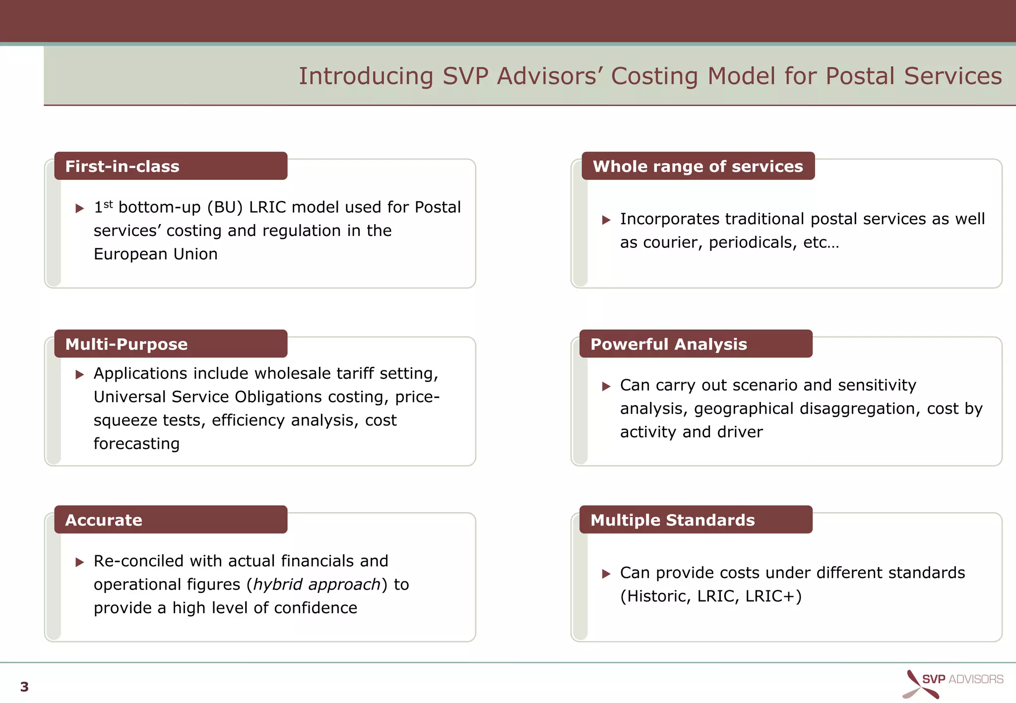 Costing Model for Postal Services | PDF