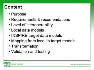 Interoperability of spatial data and services | PPT