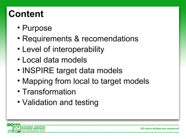 Interoperability of spatial data and services | PPT | Databases | Computer Software and Applications