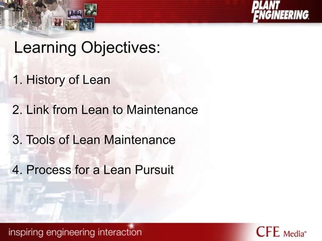 Principles of Lean Maintenance | PPTX