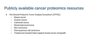 Introduction to proteomics | PPTX