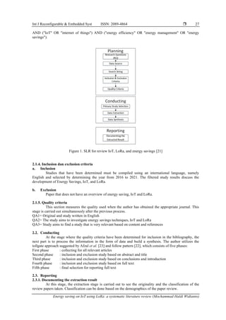Energy saving on IoT using LoRa: a systematic literature review | PDF