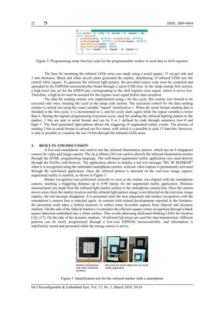 Affordable digital electronics for building a hybrid dynamic marker structure with infrared ...