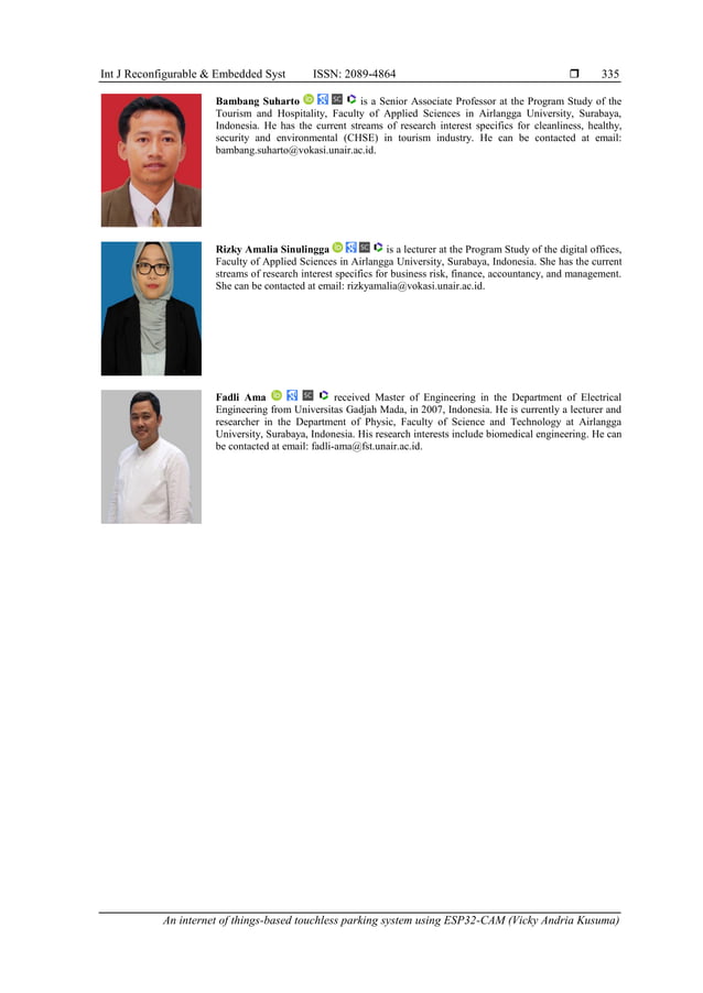 An internet of things-based touchless parking system using ESP32-CAM | PDF | Infectious Diseases ...