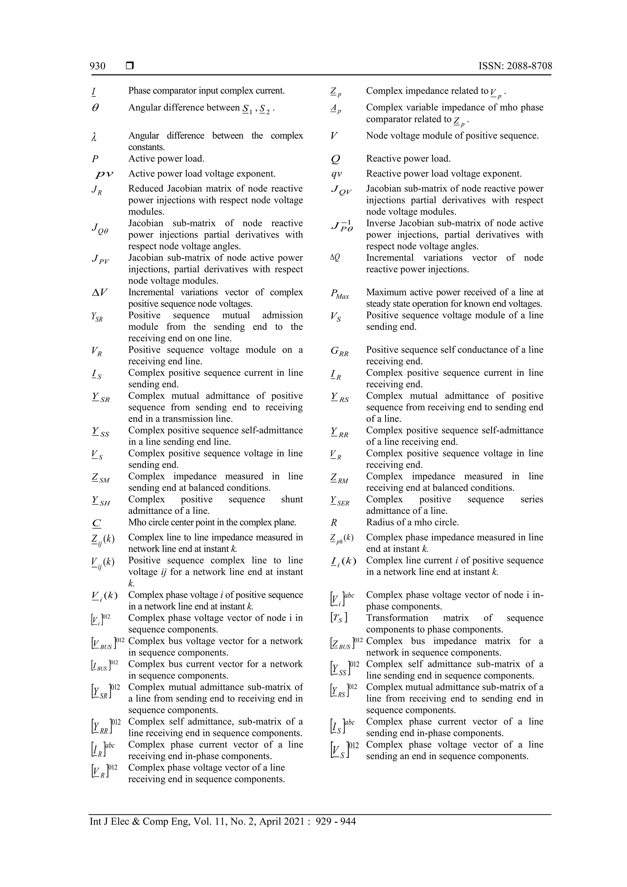 A mho type phase comparator relay guideline using phase comparison ...