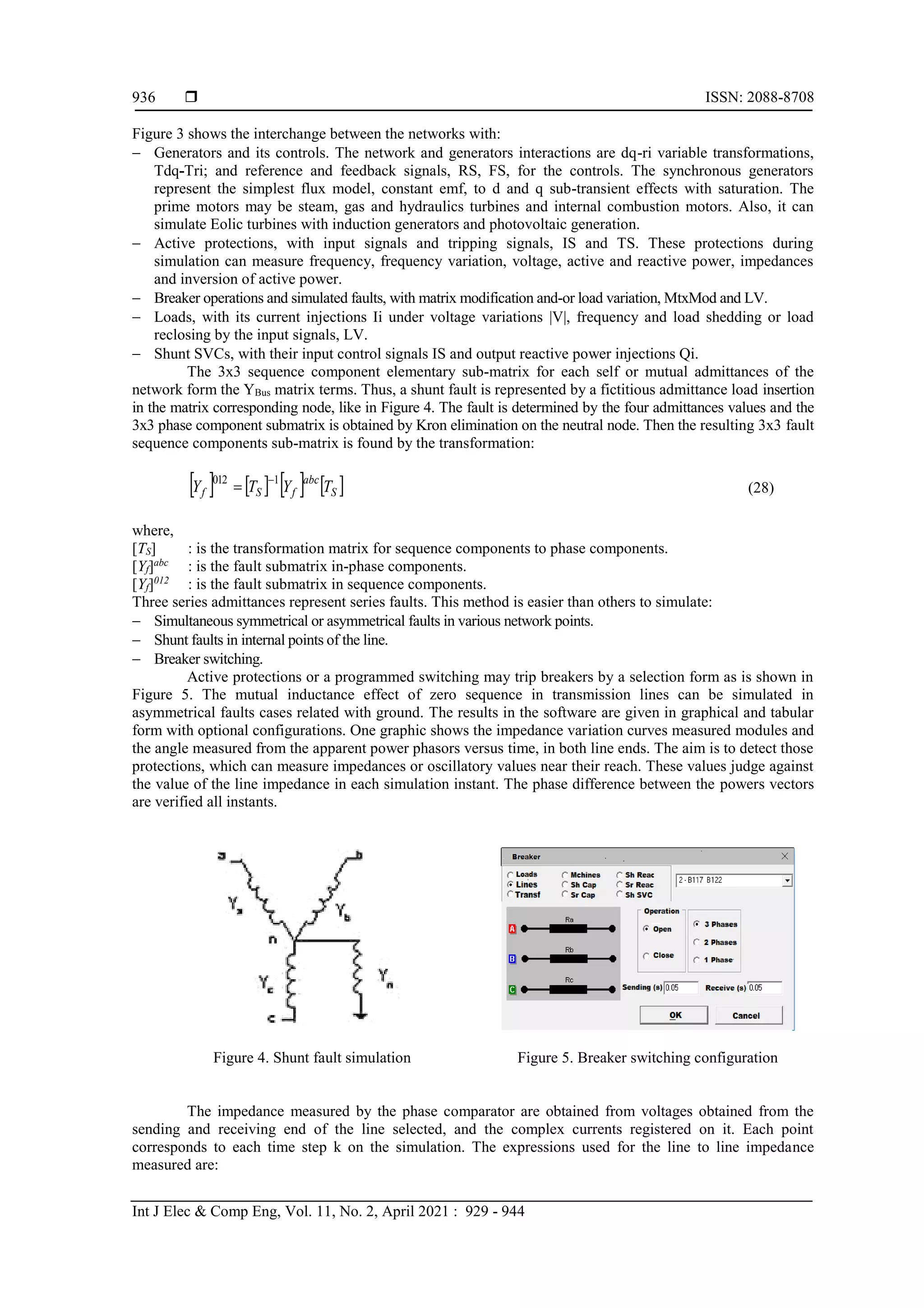A mho type phase comparator relay guideline using phase comparison ...
