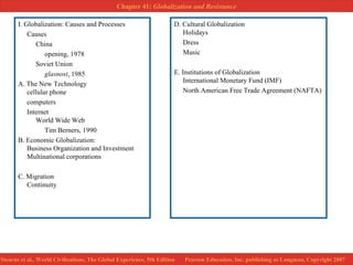 37. Globalization and Resistance | PPT