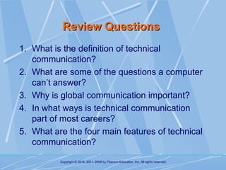 Chapter 1: Introduction to Technical Communications | PPT