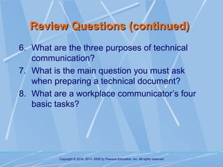 Chapter 1: Introduction to Technical Communications | PPT