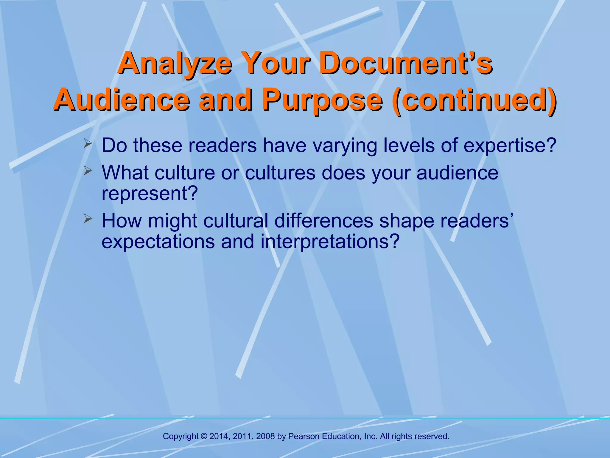 Chapter 2: Meeting the Needs of Specific Audiences | PPT