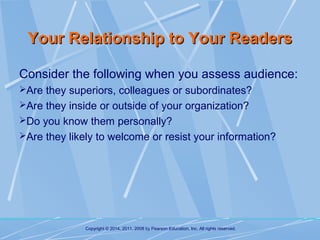 Chapter 2: Meeting the Needs of Specific Audiences | PPT