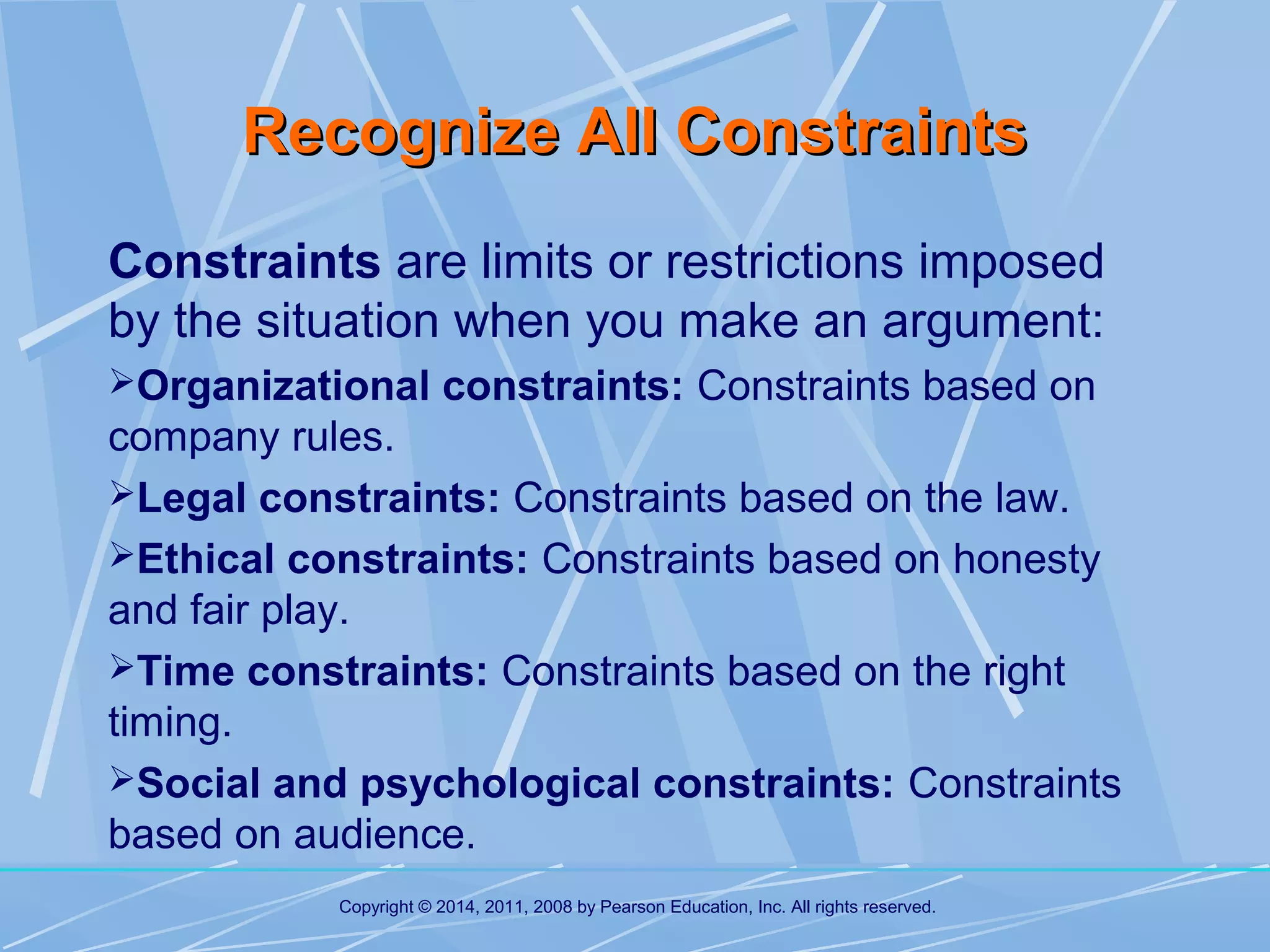 Chapter 3: Persuading Your Audience | PPT