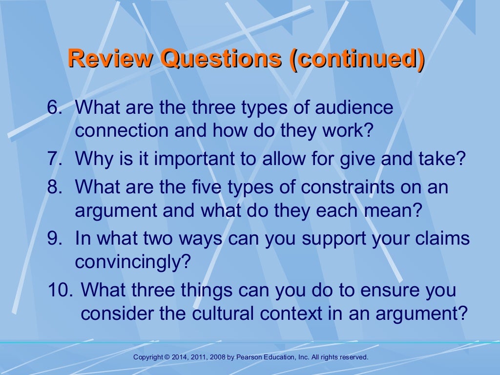 Chapter 3: Persuading Your Audience