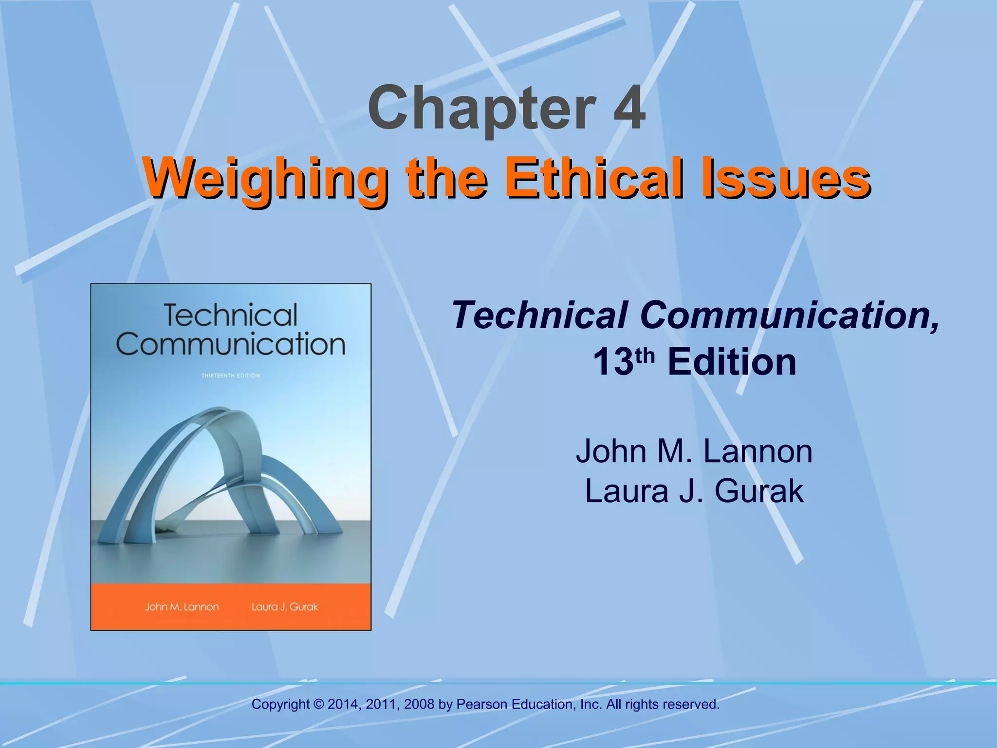 Chapter 4: Weighing the Ethical Issues | PPT