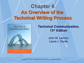 Chapter 6: An Overview of the Technical Writing Process | PPT