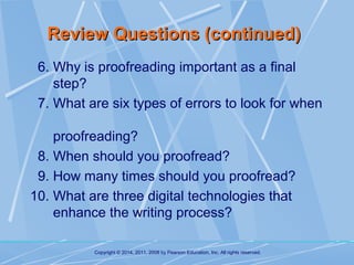 Chapter 6: An Overview of the Technical Writing Process | PPT