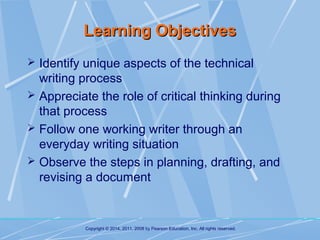 Chapter 6: An Overview of the Technical Writing Process | PPT