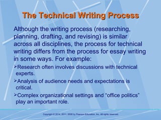 Chapter 6: An Overview of the Technical Writing Process | PPT