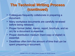Chapter 6: An Overview of the Technical Writing Process | PPT