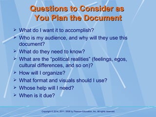 Chapter 6: An Overview of the Technical Writing Process | PPT