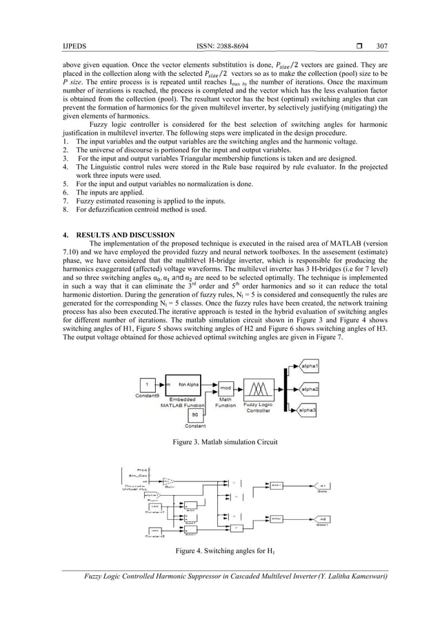 Fuzzy Logic Controlled Harmonic Suppressor in Cascaded Multilevel Inverter | PDF