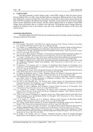 Reactive power sharing in microgrid using virtual voltage | PDF