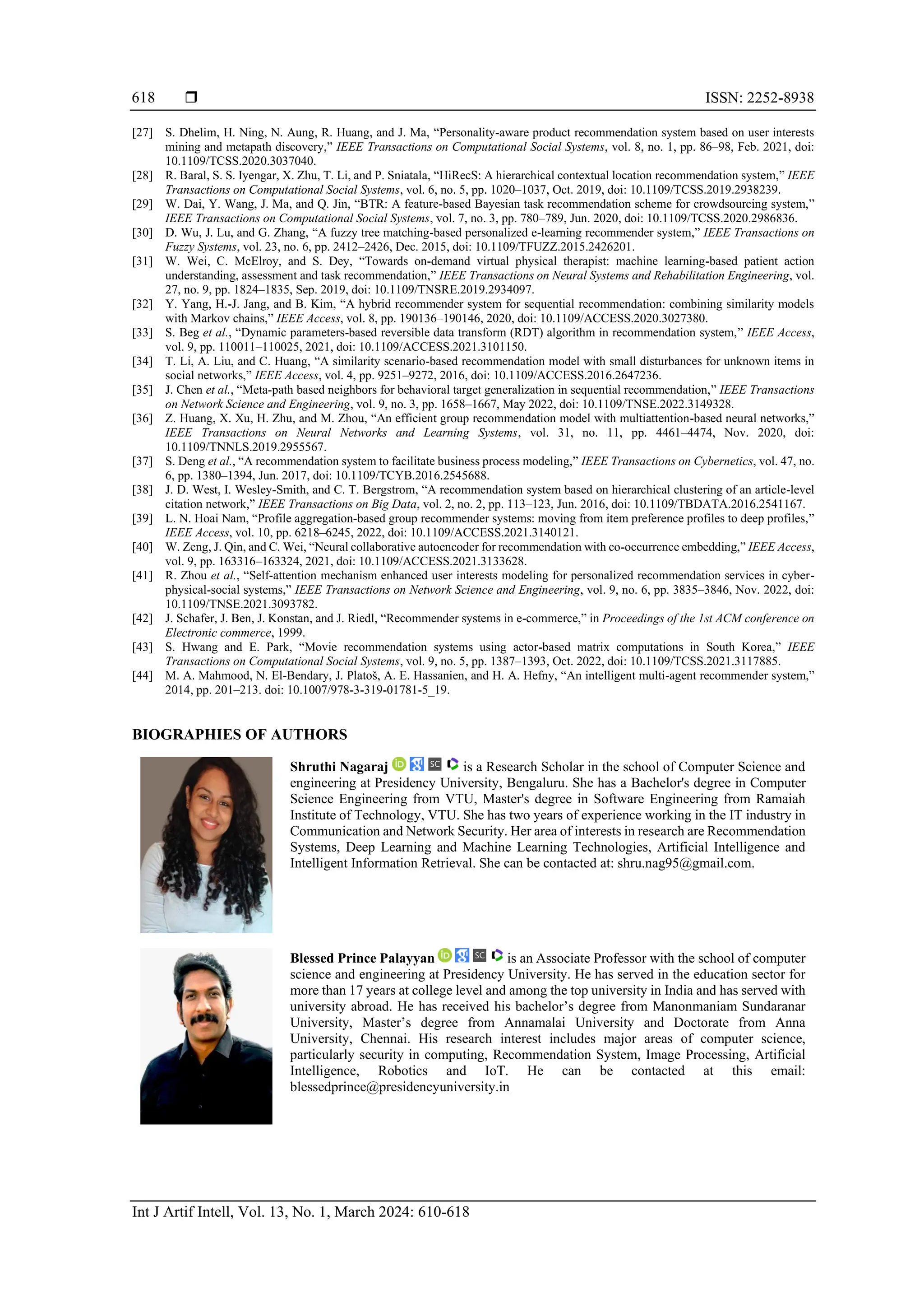 Personalized E-commerce based recommendation systems using deep-learning techniques | PDF