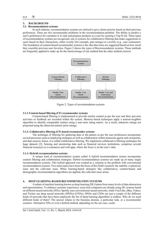 Personalized E-commerce based recommendation systems using deep-learning techniques | PDF