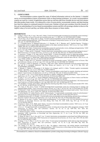 Personalized E-commerce based recommendation systems using deep ...