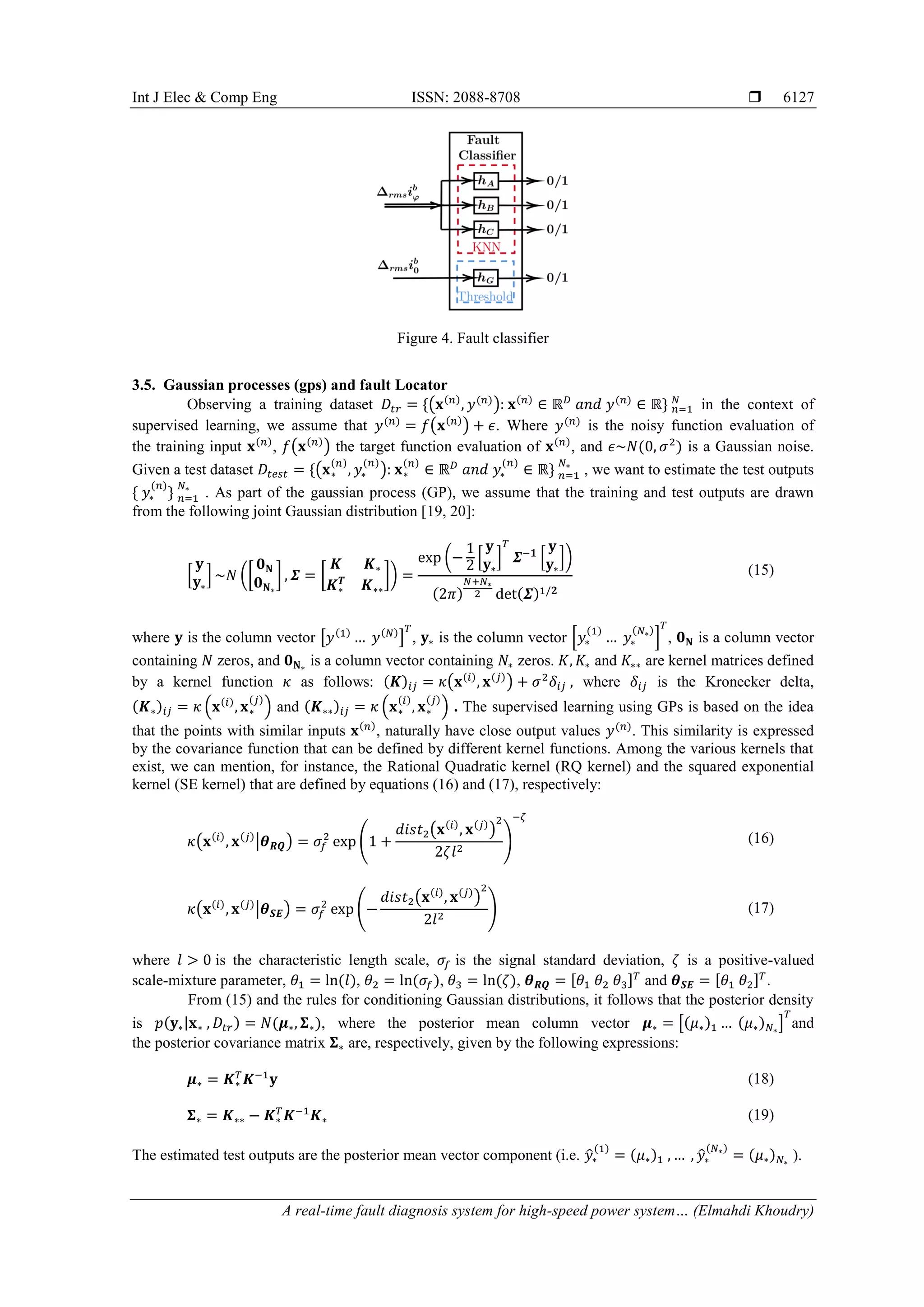 A real-time fault diagnosis system for high-speed power system protection based on machine ...