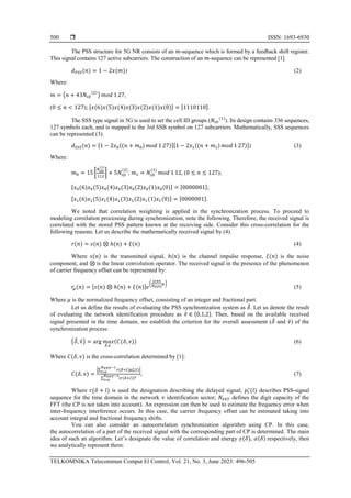 Implementation and analysis of 5G network identification operations at low signal-to-noise ratio ...