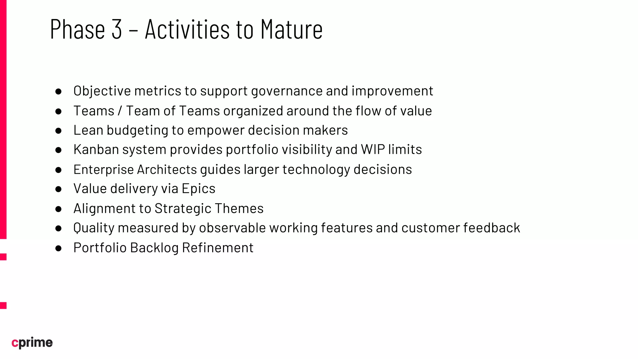 The Five Phases of Agile Maturity (Part 2): Phase 3 and 4 | PPT