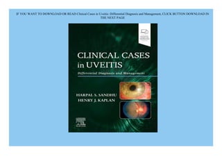 PDF Download Clinical Cases in Uveitis Differential Diagnosis and Management ipad | PDF | Eye ...
