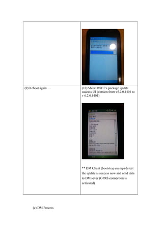 OMA DM UI & Report | DOC