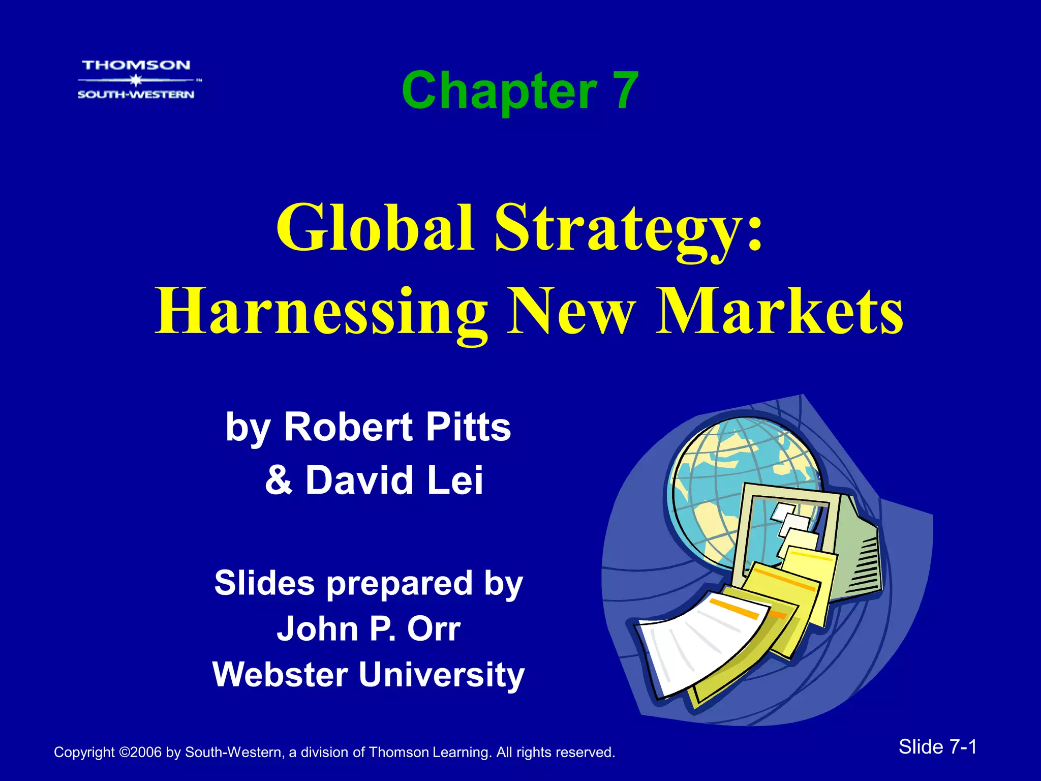 Chapter 7 Global strategy | PPT
