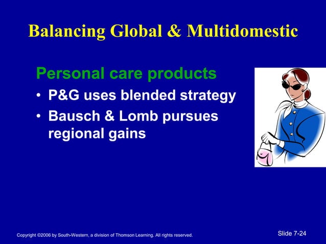 Chapter 7 Global strategy | PPT | Large Business | Business