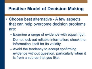 Decision Making | PPT