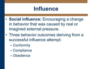Influence and Negotiation | PPT | Science