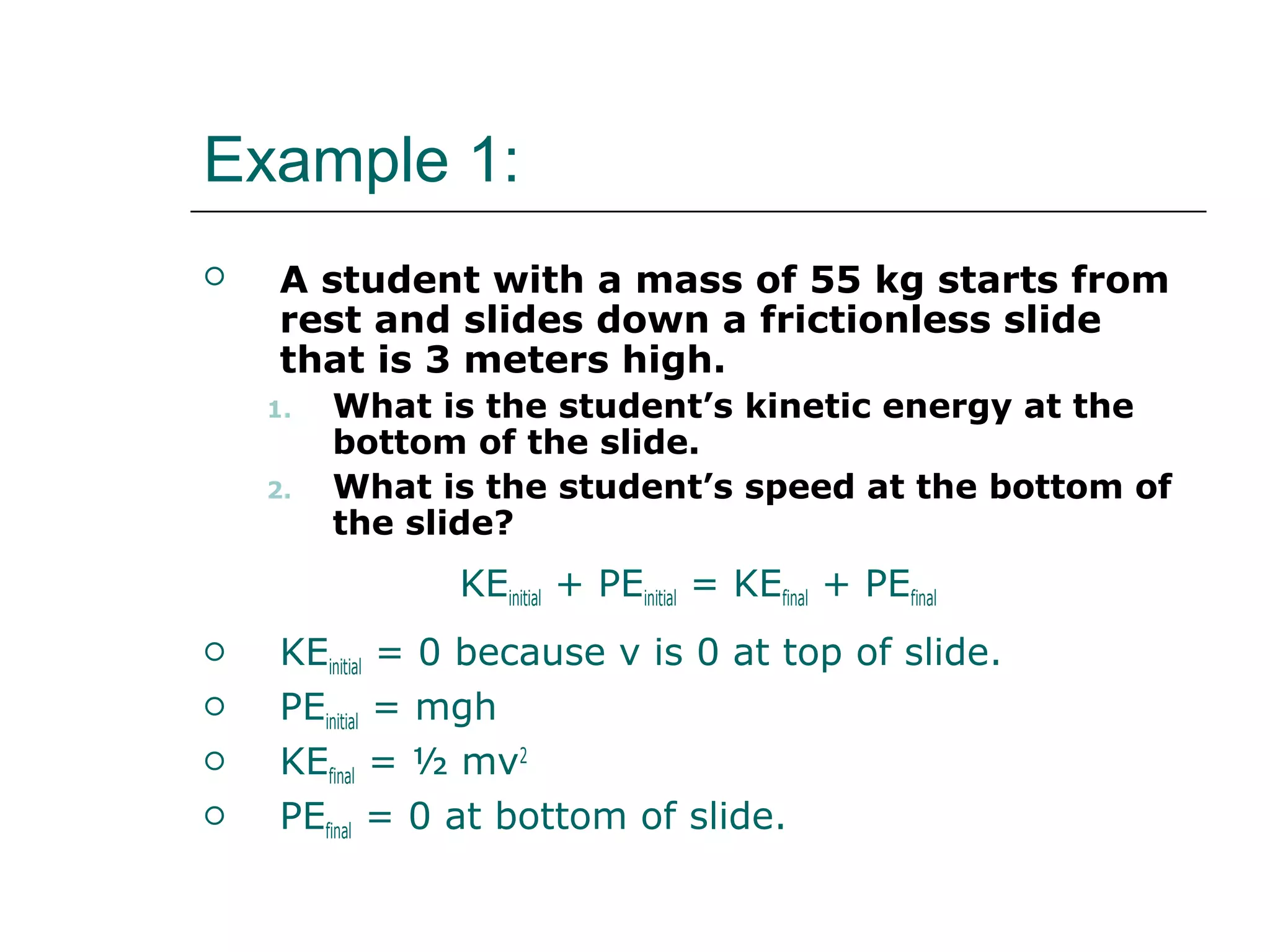 032616 week3 conservation of mechanical energy | PPT