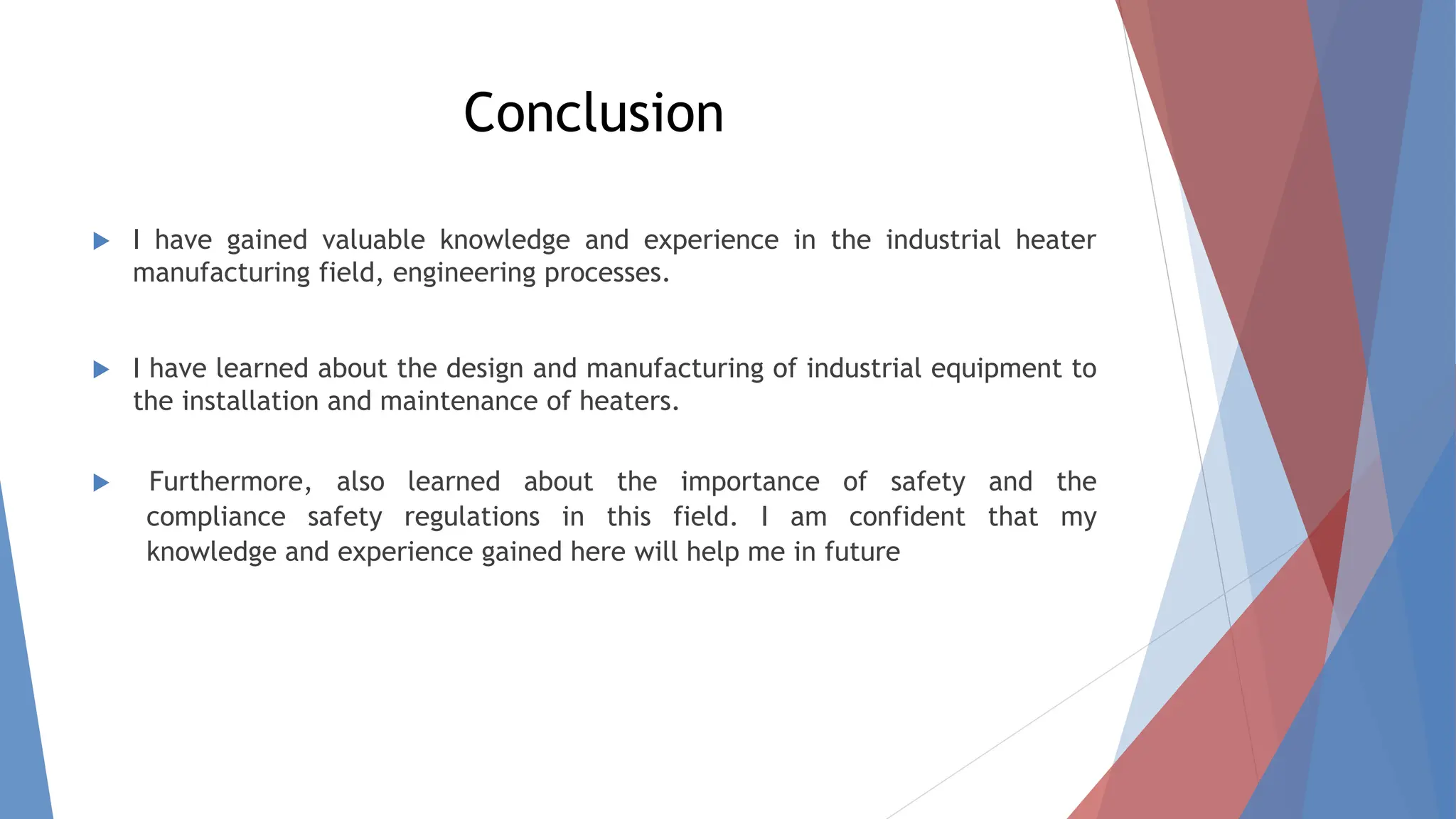 industrial training at mega heaters pvt td | PPTX