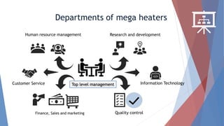 industrial training at mega heaters pvt td | PPTX