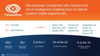Introduction to ThousandEyes | PPTX | Cloud Computing | Internet