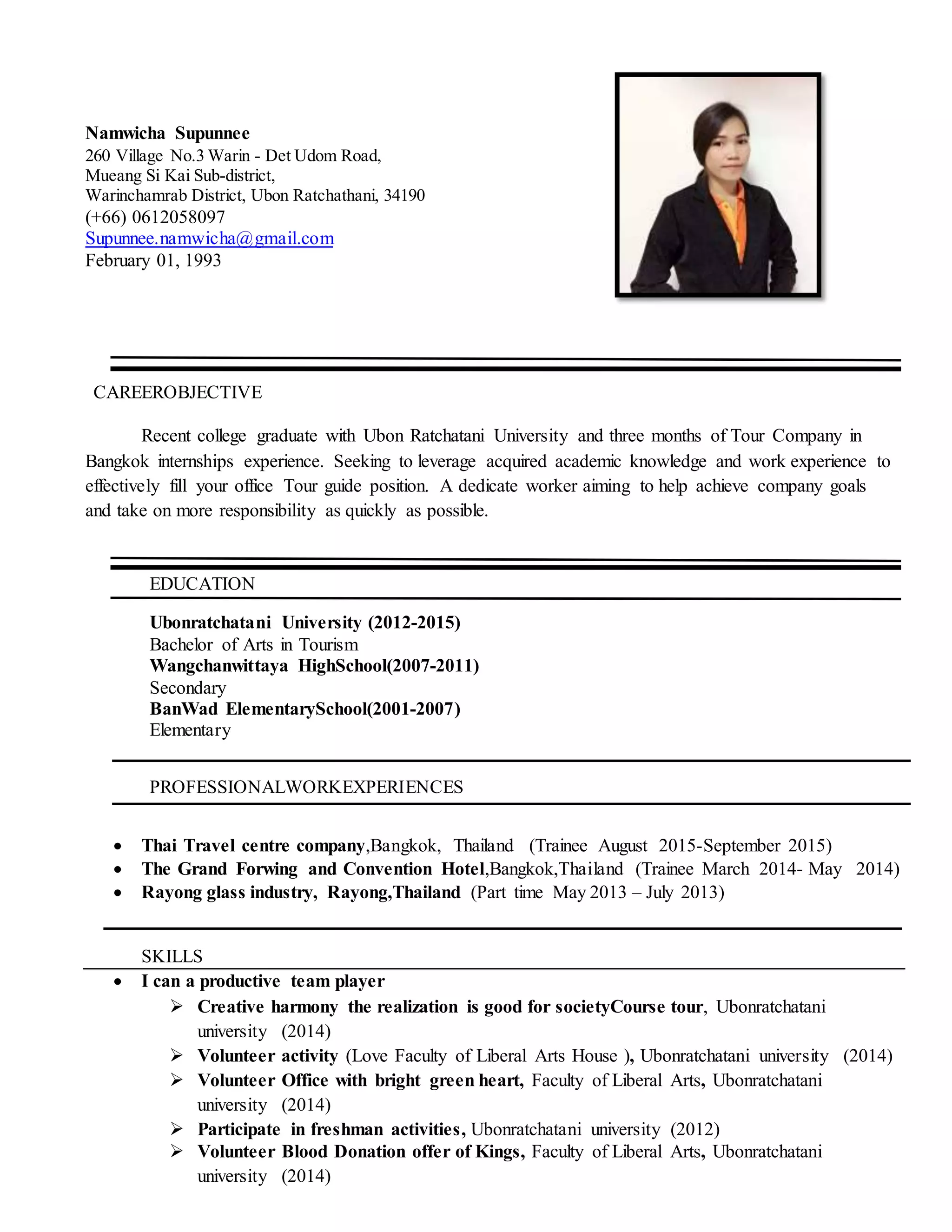 resume CV | PDF