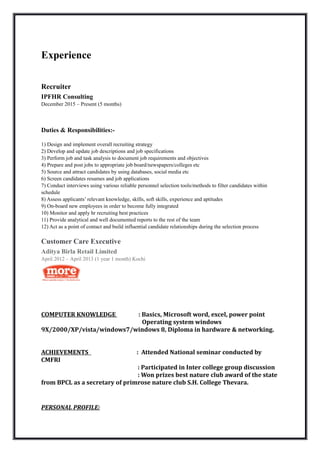 abin resume | PDF
