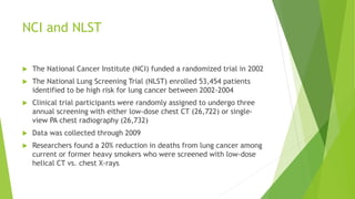The Case for Lung Cancer Screening ASRT presentation | PPTX