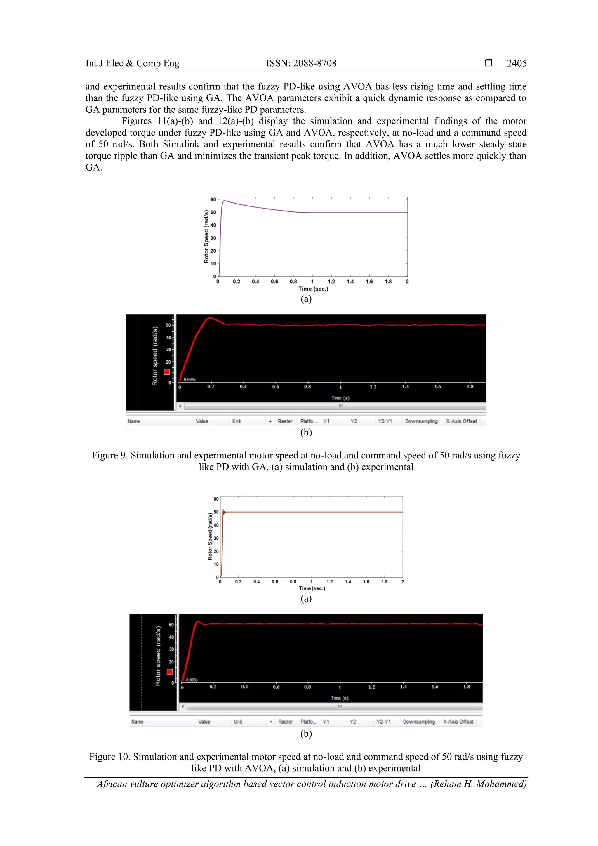 African vulture optimizer algorithm based vector control induction ...