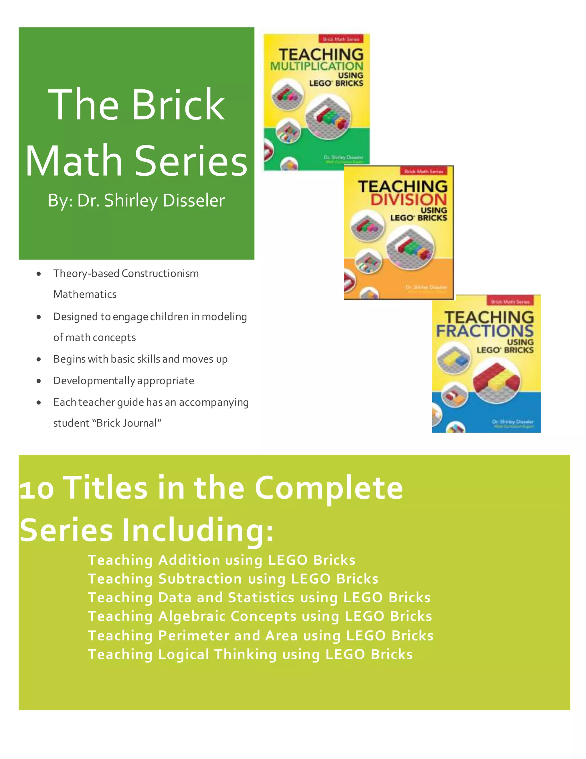 The Brick Math Series flyer | PDF