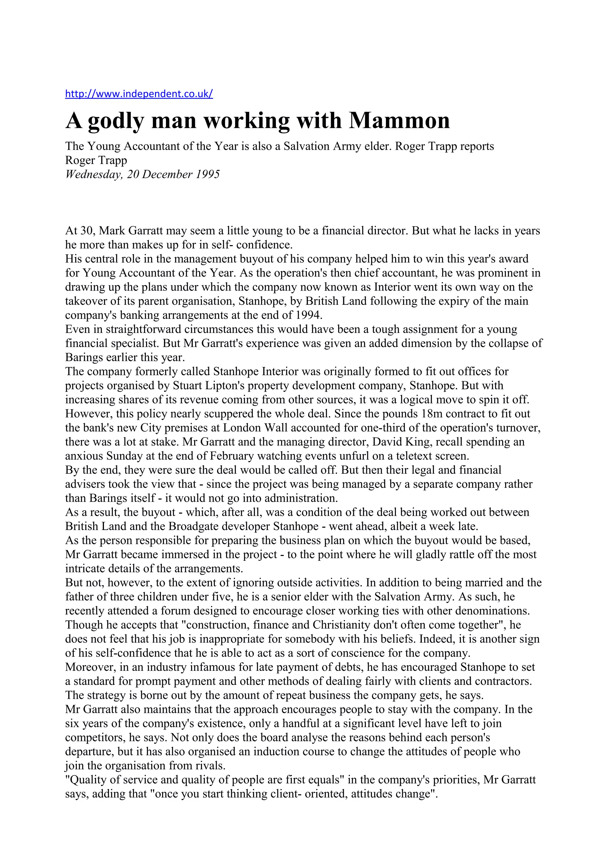 Independent_Article_1995_original | PDF Independent_Article_1995_original | PDF