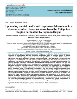 Philippine paper - published | PDF