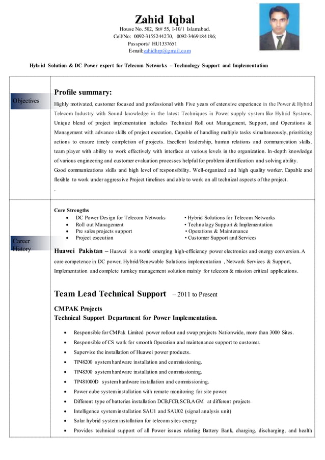 Zahid Iqbal Resume | PDF